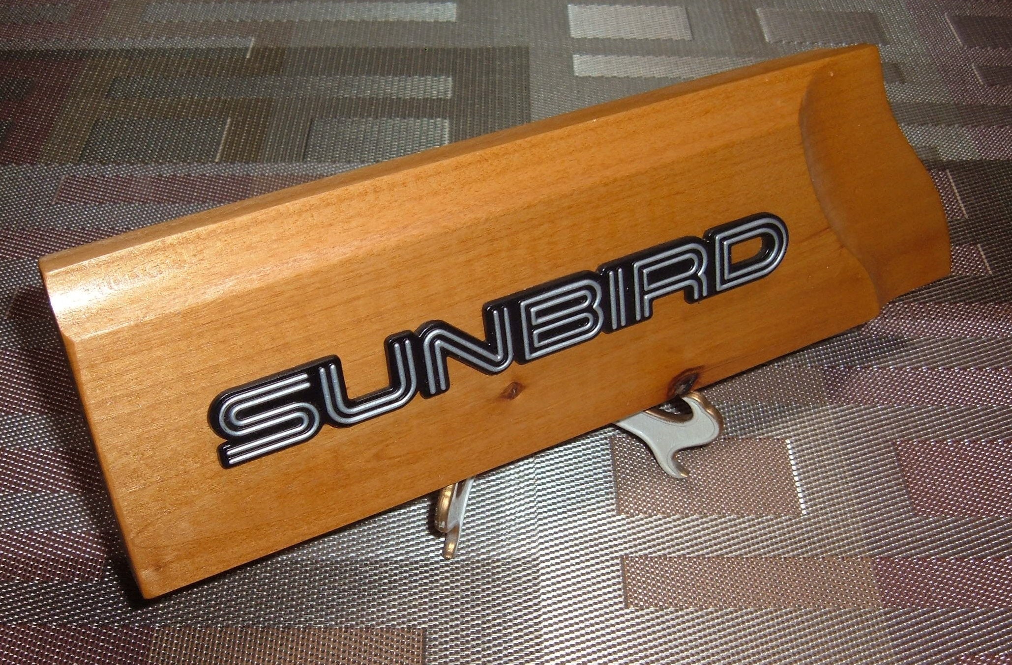 Pontiac SUNBIRD Script Emblem Wall Plaque AE-043 Unique Automotive Art ...