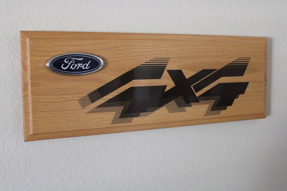 Ford 4X4 Decal With Blue Oval Script Emblem on 18 Wall | Etsy