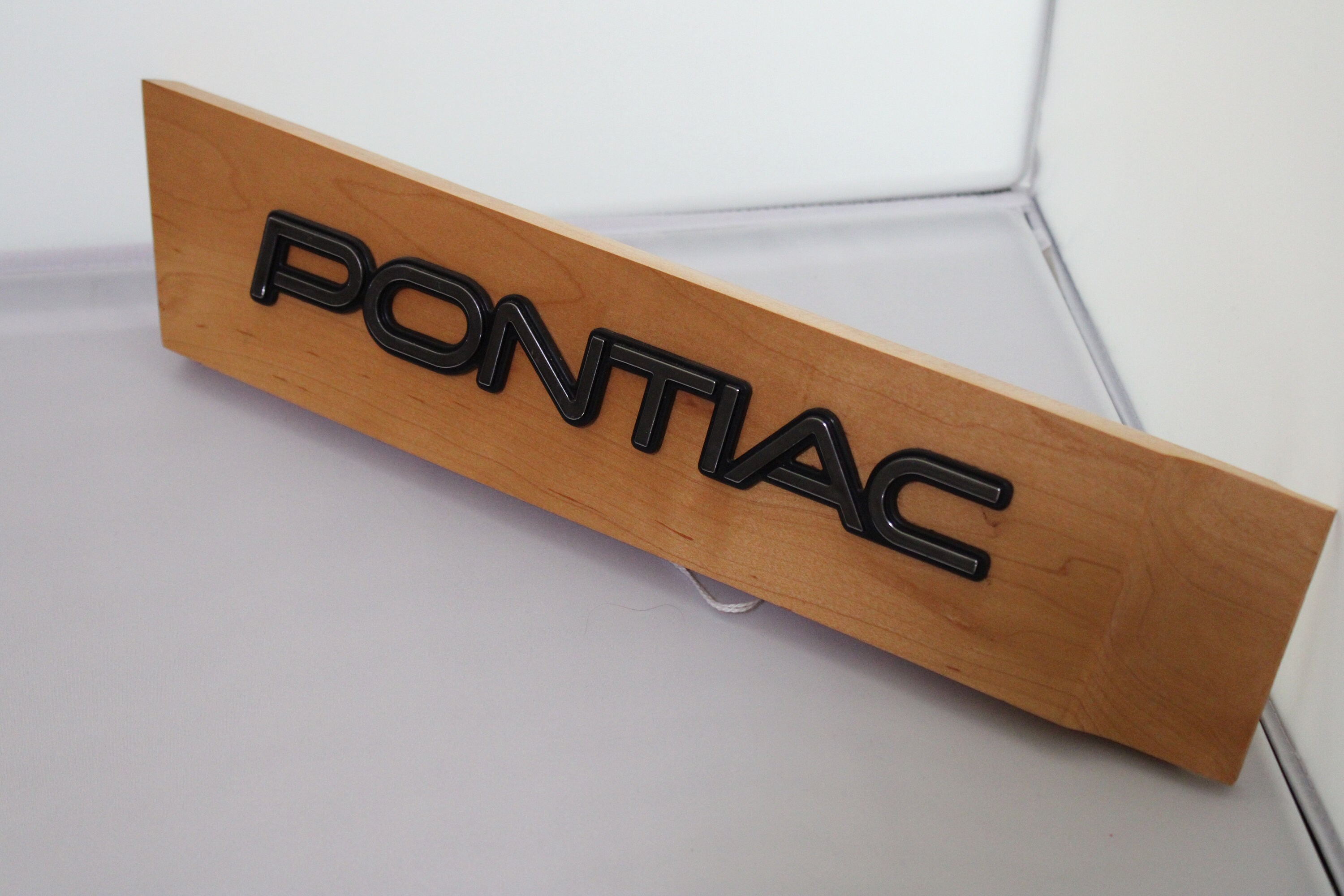 Pontiac Script Emblem Wall Plaque AE-017 Unique automotive | Etsy