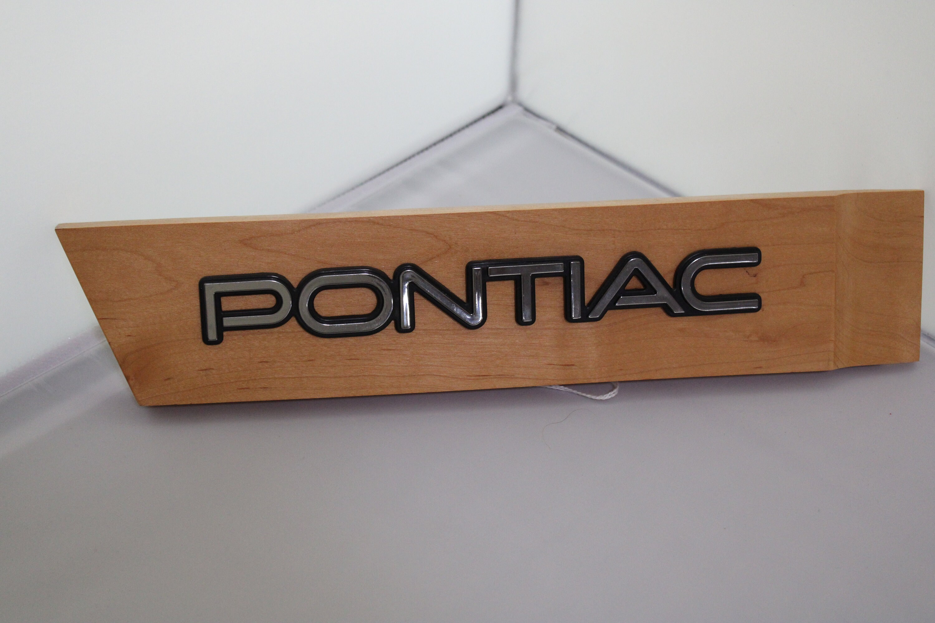 Pontiac Script Emblem Wall Plaque AE-017 Unique automotive | Etsy