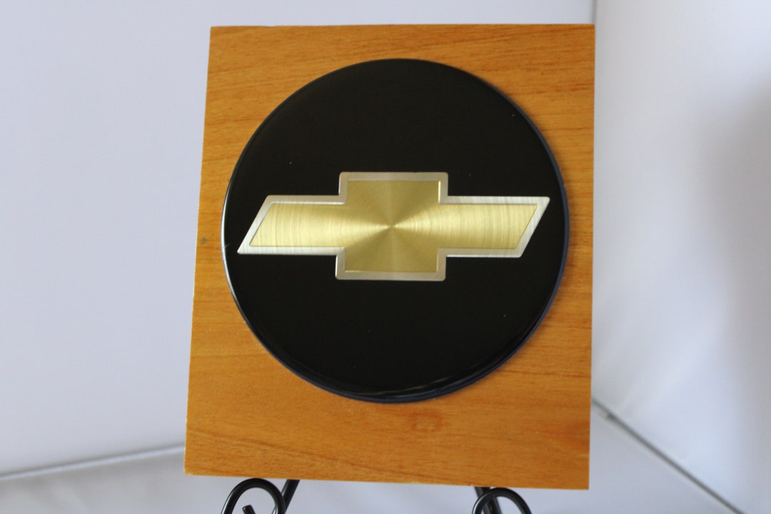 Chevy Bowtie Emblem Wood Wall Plaque: Automotive Garage Decor AE-034 - Etsy