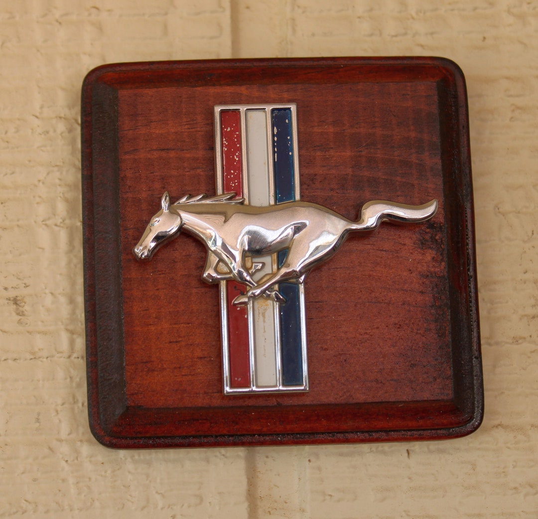 Ford Mustang Pony Emblem Wall Plaque Unique Automotive Art With an ...