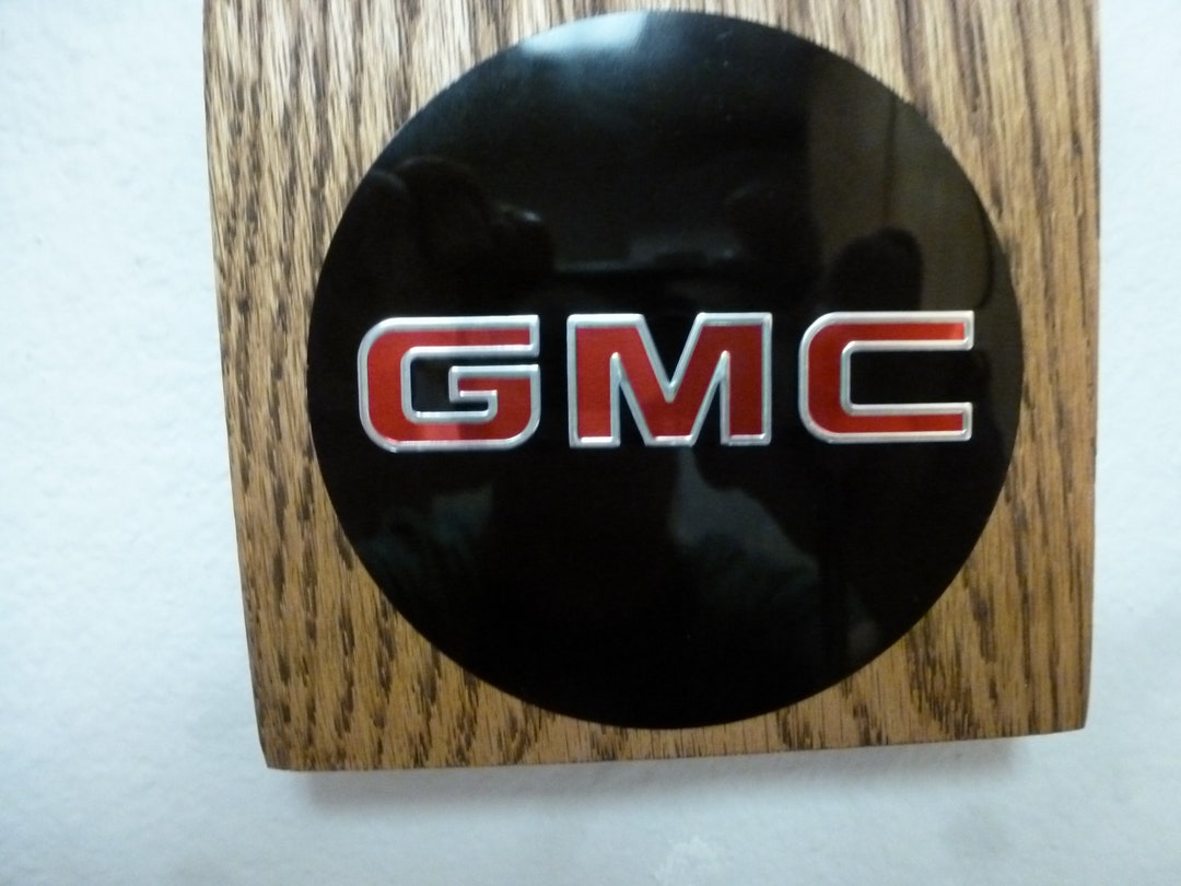 GMC Truck Wheel Insert Emblem Wall Plaque - Unique Automotive Art With ...