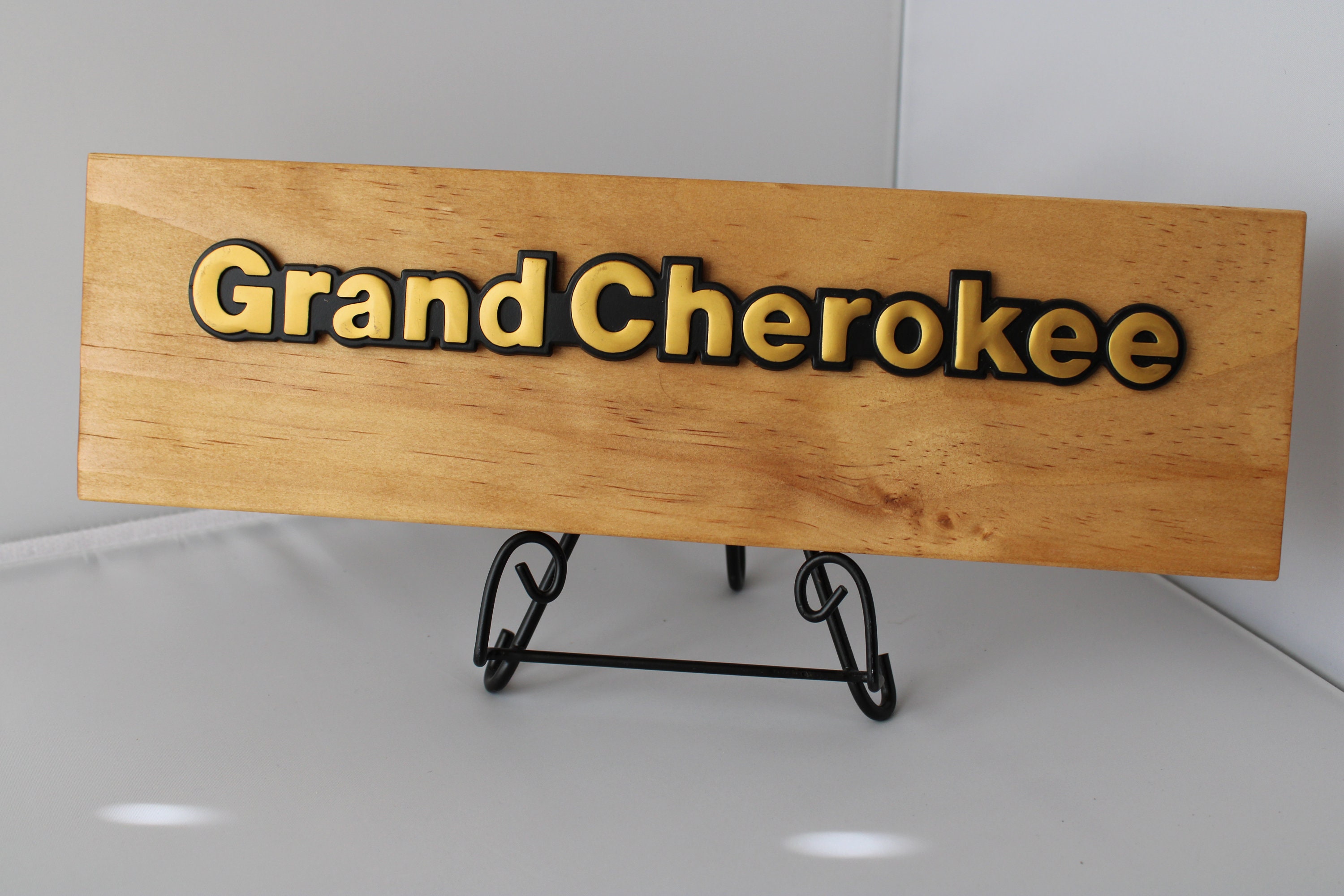 Jeep Grand Cherokee Script Emblem Wall Plaque AE-325 Unique - Etsy UK