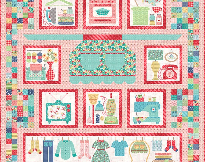 Vintage Housewife Sew Along Kit Featuring Vintage Happy 2 By Lori Holt
