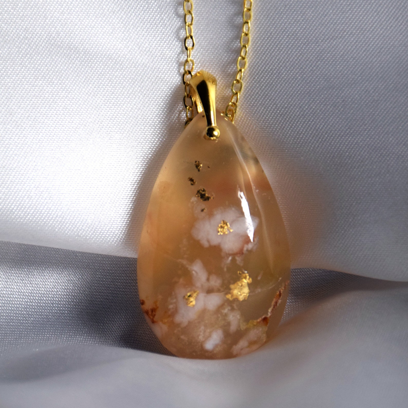 Stunning Sunny Gold and Cream Translucent Gold Cherry Blossom - Etsy