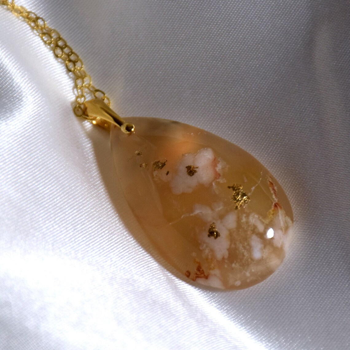 Stunning Sunny Gold and Cream Translucent Gold Cherry Blossom - Etsy