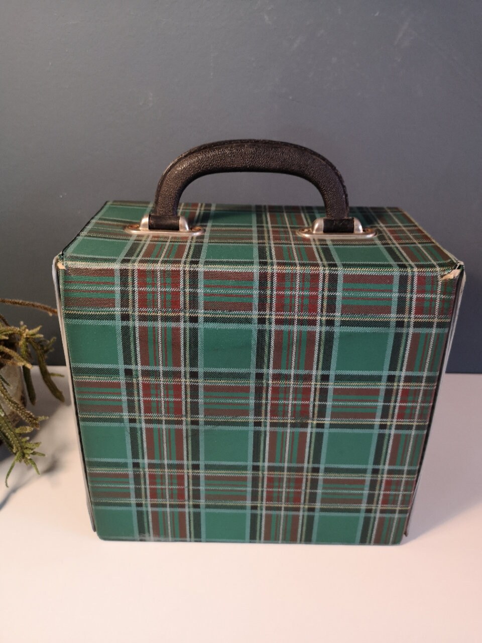 Vintage Vinyl Storage Case for Single Records, 45 Rpm, Record Holder ...