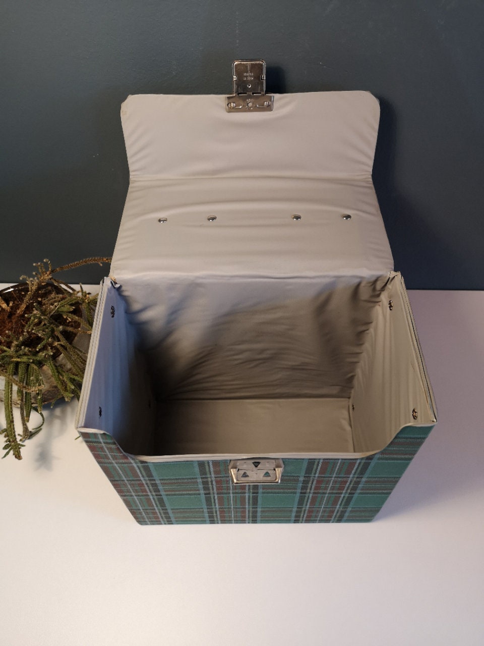 Vintage Vinyl Storage Case for Single Records, 45 Rpm, Record Holder ...