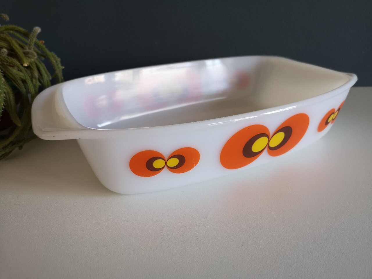 Peacock Eye Oven Dish by Jena Glas Decor Carina, Schott Mainz Germany ...