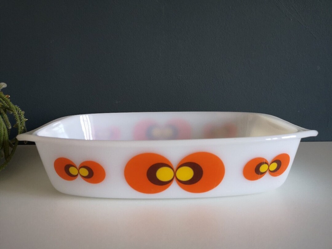 Peacock Eye Oven Dish by Jena Glas Decor Carina, Schott Mainz Germany ...