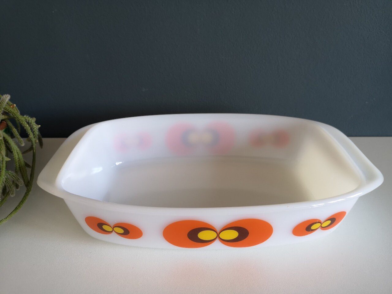 Peacock Eye Oven Dish by Jena Glas Decor Carina, Schott Mainz Germany ...