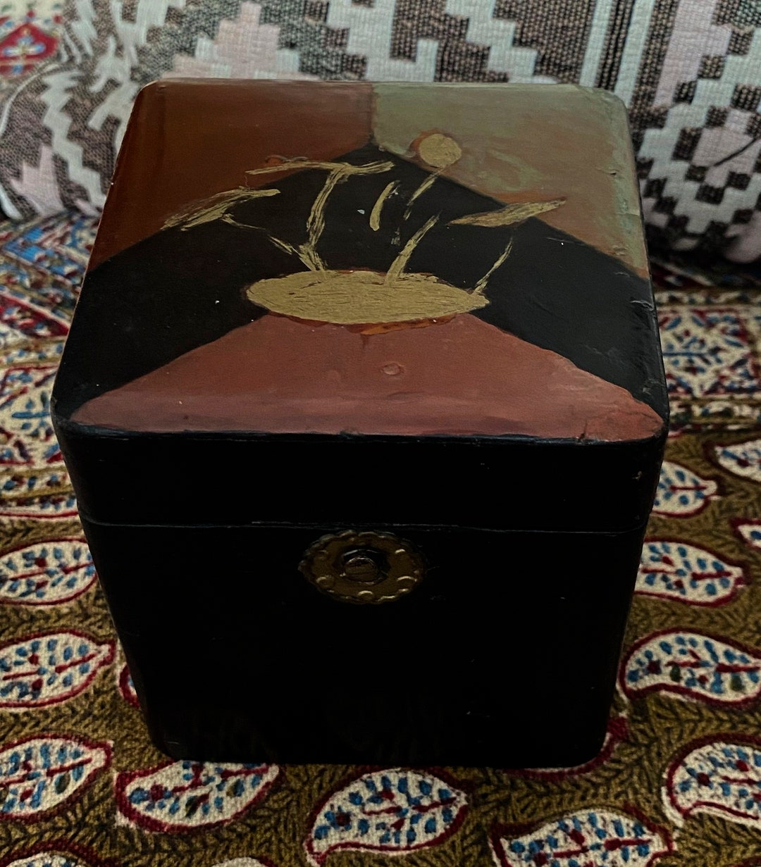 Japanese Lacquerware Tea Caddy Box Taisho Period - Etsy