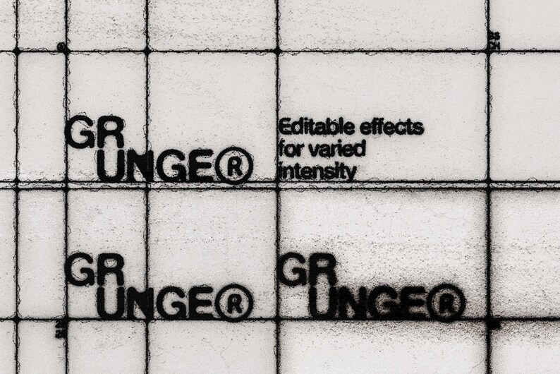 Figma Grunge Text Effect Template, Distressed Typography Tool, Vintage ...