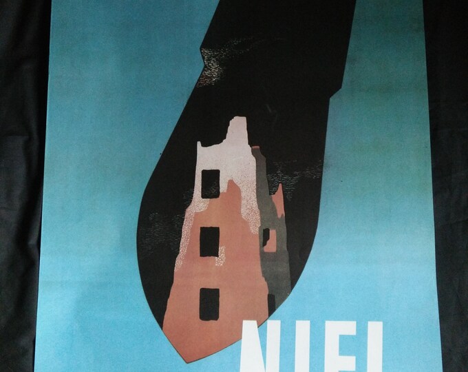 Nie! Tadeusz Trepkowski, Polish Poster, Pop Art 1975, Vintage Poster ...