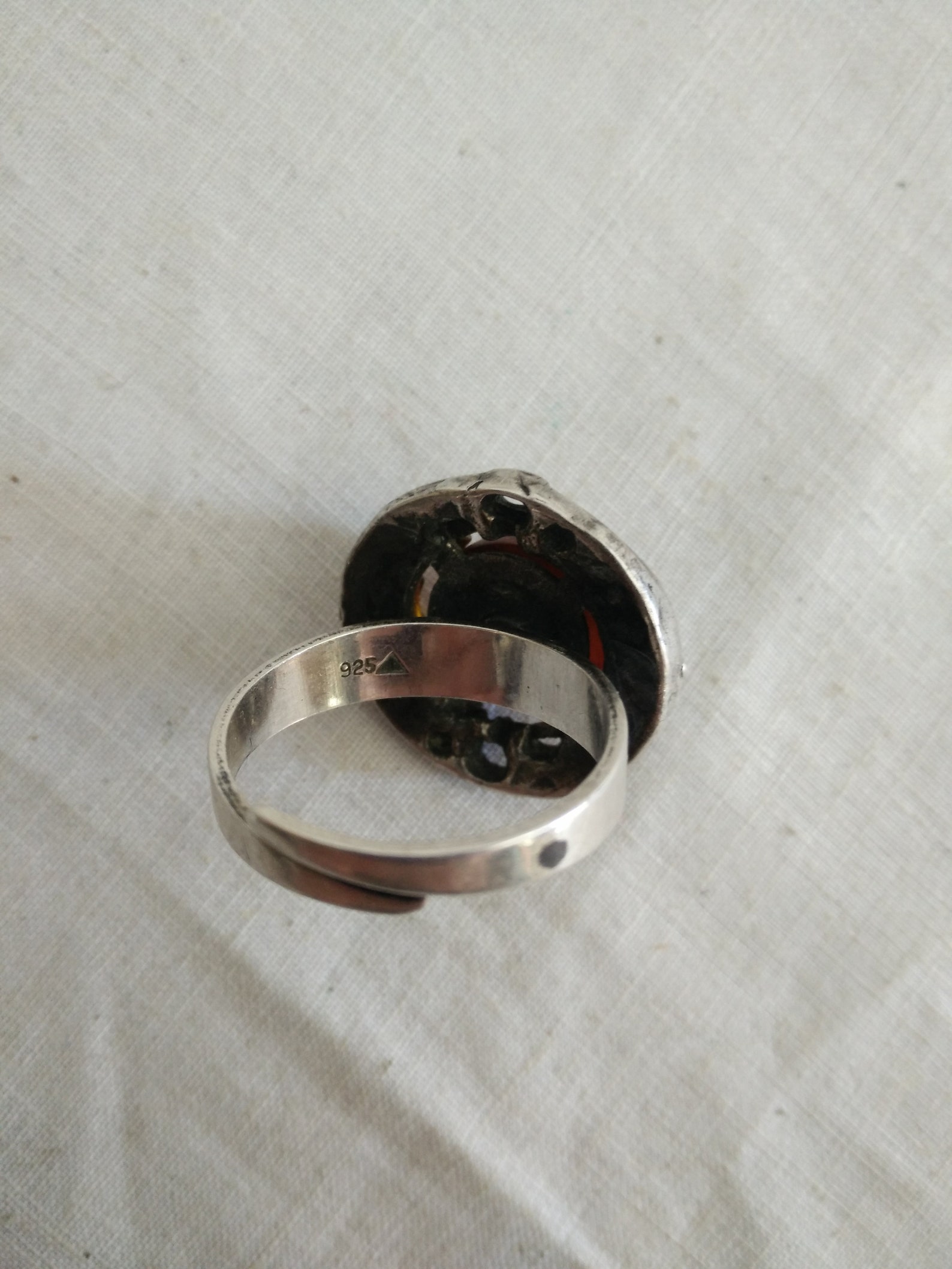 Brutalist Silver Ring Theodor Klotz for Teka Pforzheim | Etsy