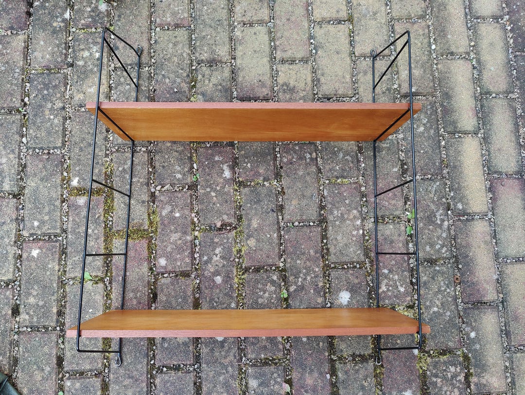 String Era Board, Ladder Shelf, 60s Wall Shelf, Wall Storrage, Cupboard ...