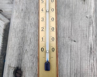 Wood Thermometer | Etsy