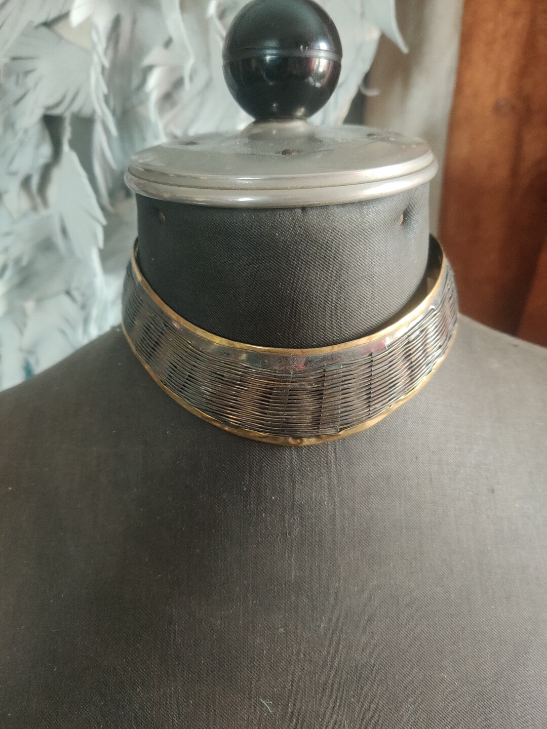 Neck Collar for a Small Neck, Brass Necklace From India, 1980s, Wire ...