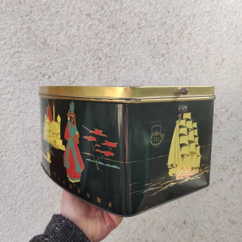 Large Tin Box - Etsy