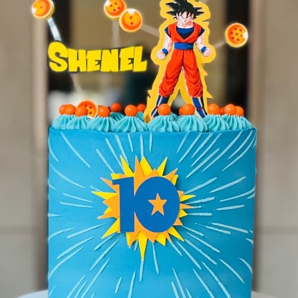 Goku cake topper - Etsy México