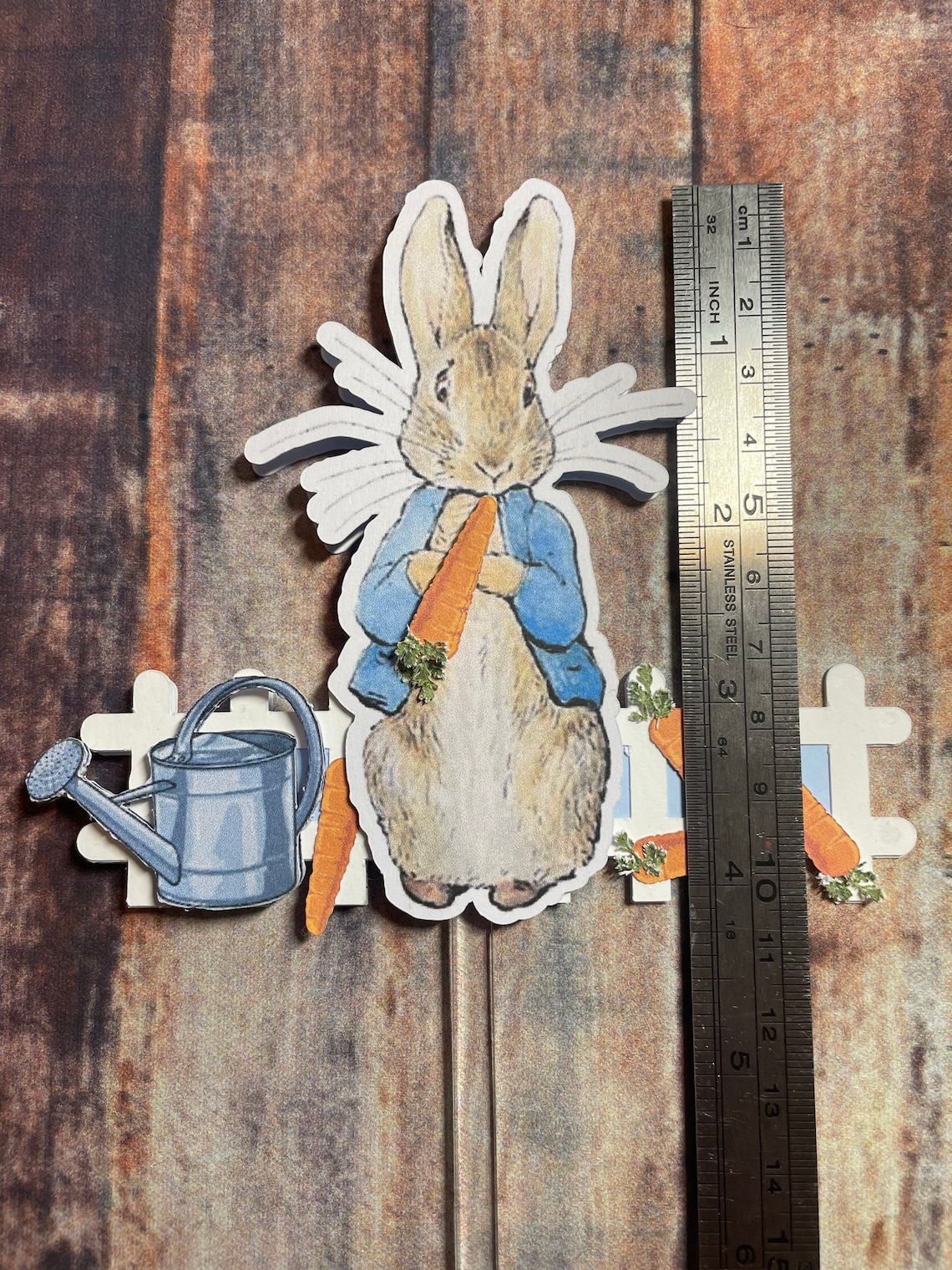 Personalised Rabbit Cake Topper Peter Rabbit Cake Topper - Etsy