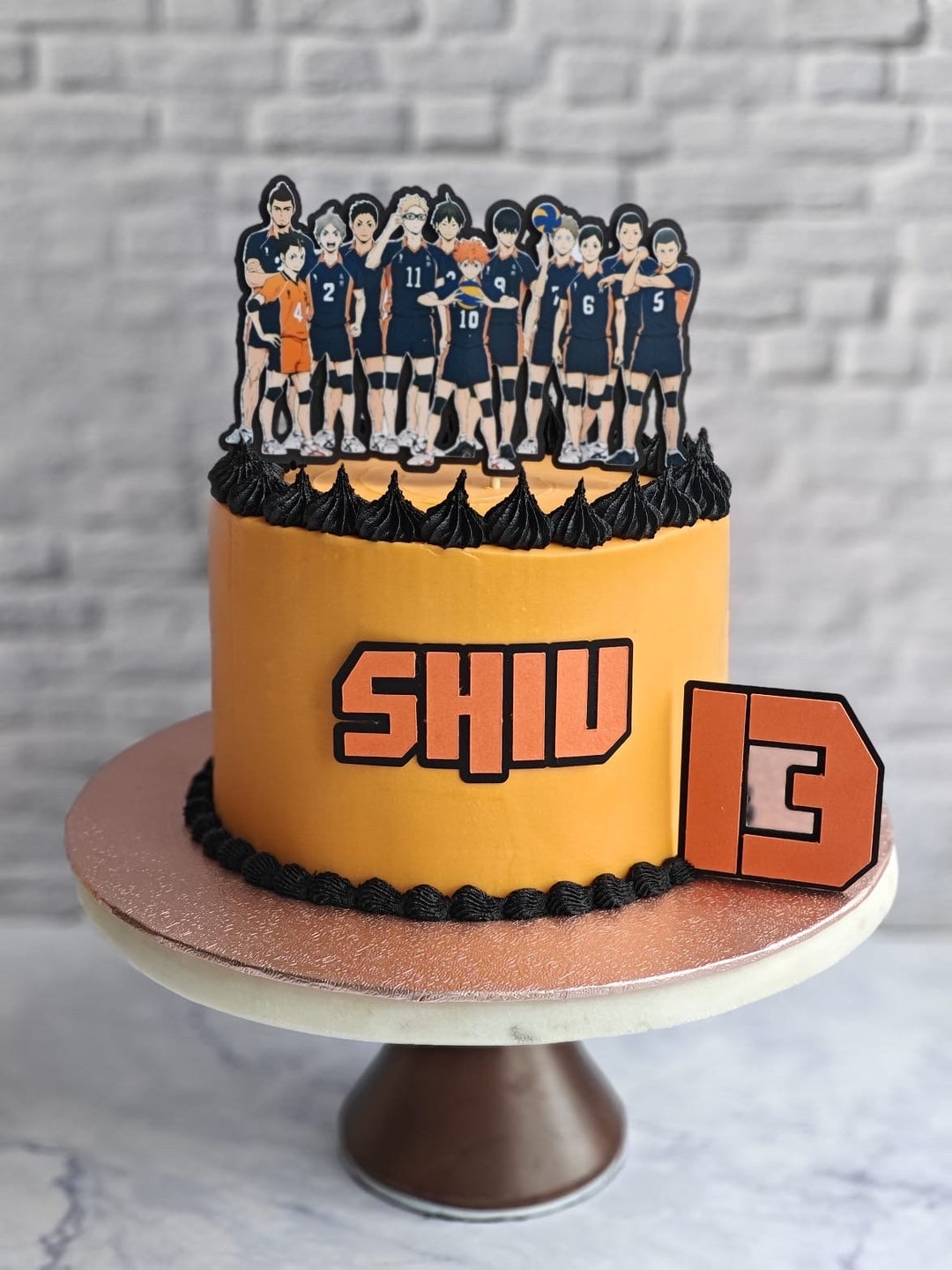 Haikyuu Cake Topper, Haikyuu Cake, Haikyuu Party, Haikyuu, Anime Cake ...