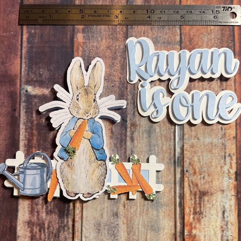 Peter Rabbit Cake Topper - Etsy Australia