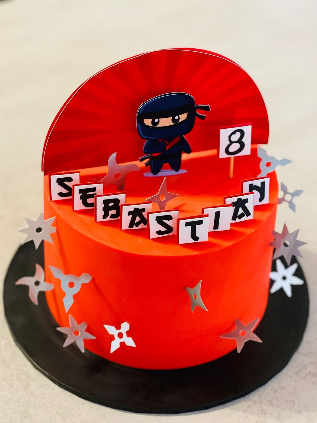 Ninja Cake Topper, Ninjago Cake Topper, Manga Cake Topper, Ninja ...