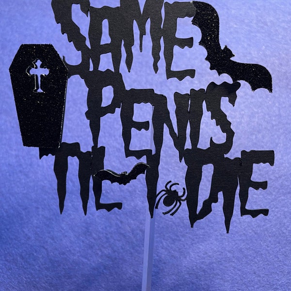 Goth Cake Topper - Etsy