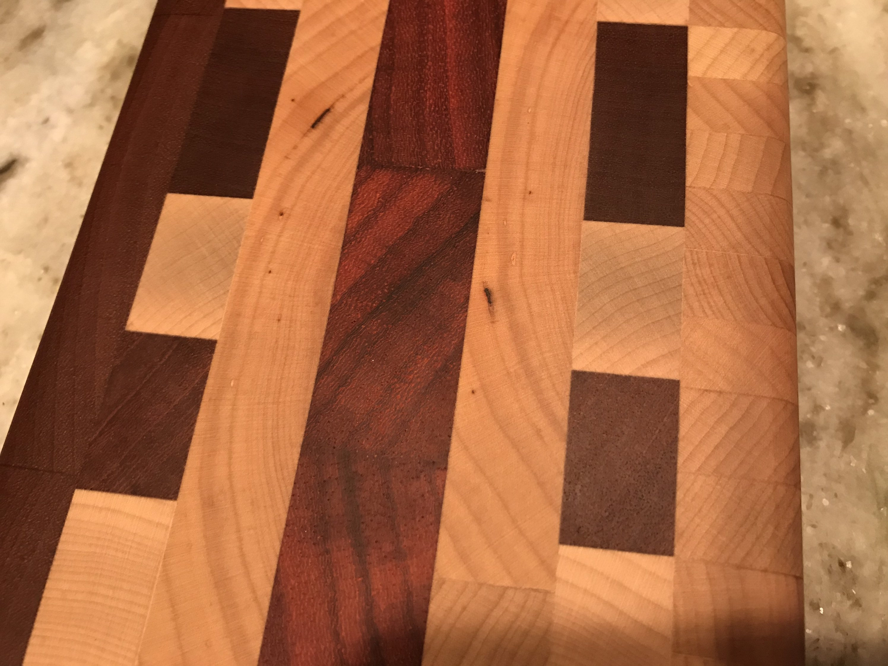 Wooden cutting board endgrain cutting board bread board cheese board ...