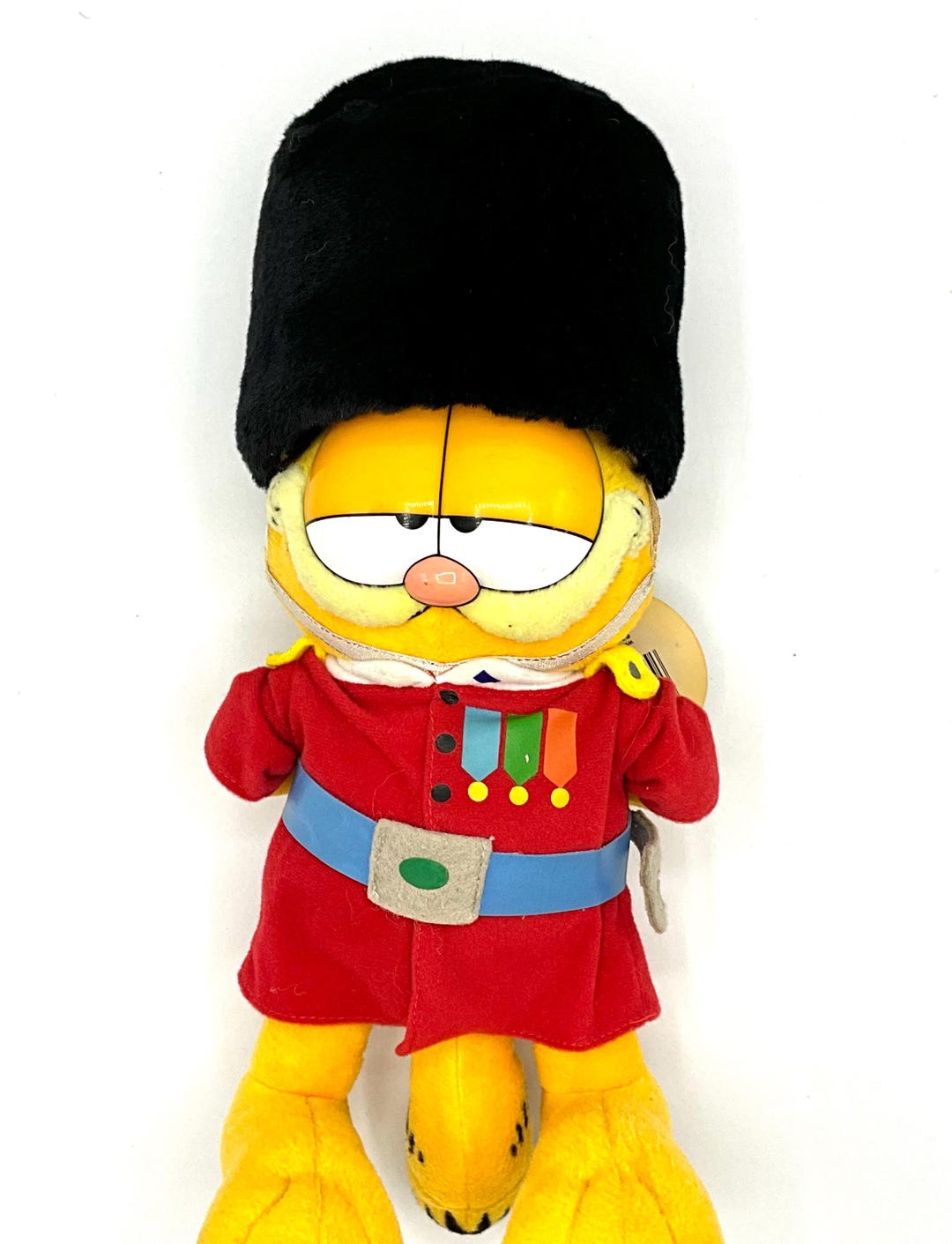 Gorgeous Collectible and Vintage Stuffed Garfield as Queen Guard With ...