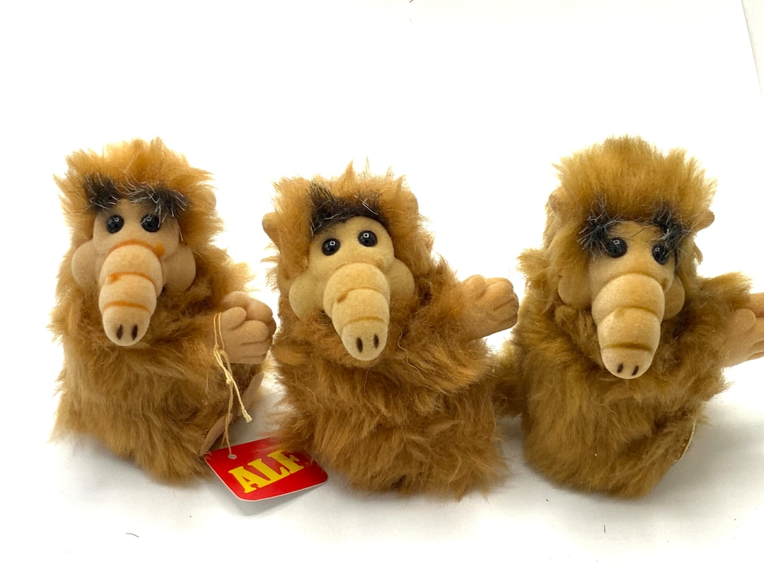 Gorgeous Collectible and Vintage Plush Pencil Clip-on Garfield Alf the ...