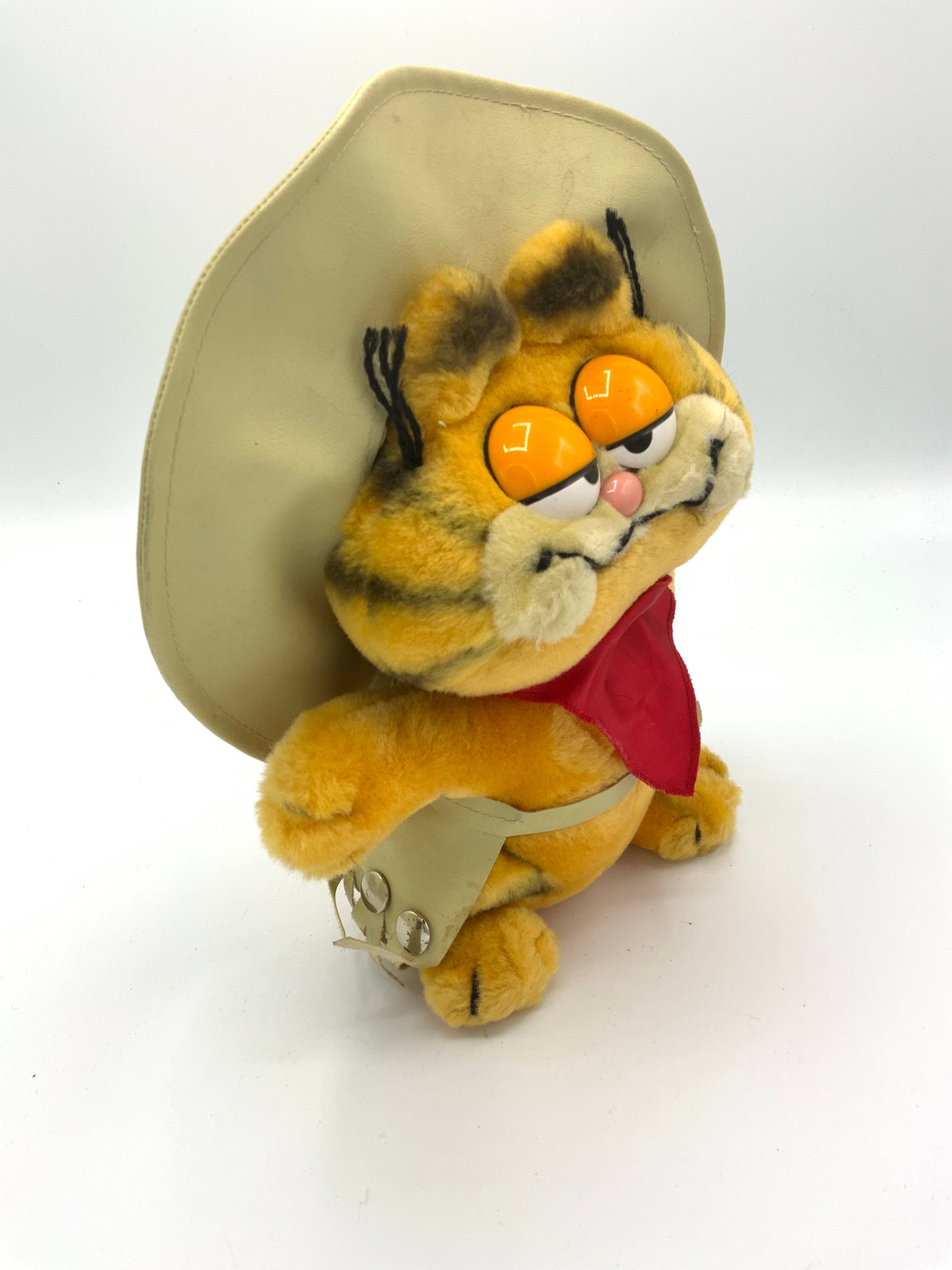 Gorgeous Collectible and Vintage Garfield as a Cowboy Catpush | Etsy