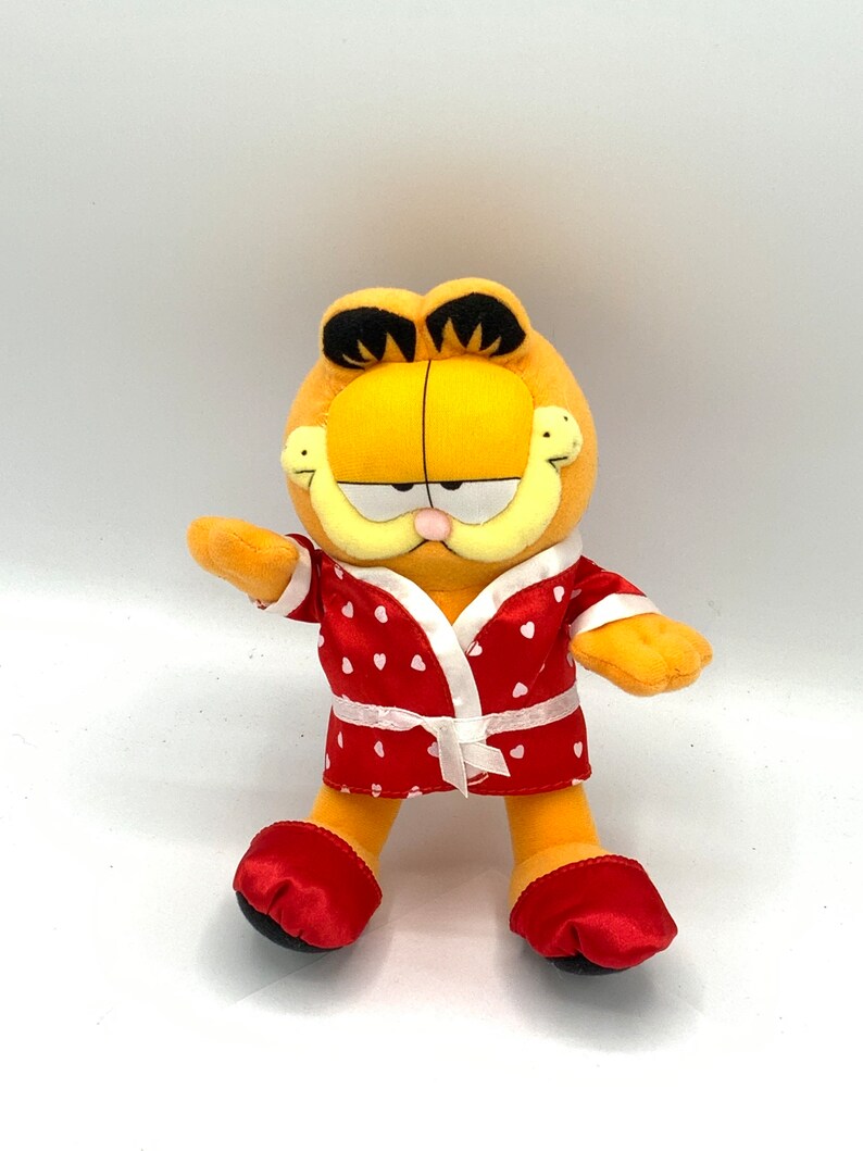 Gorgeous Collectible I Love You Garfield Cat Orange Hearts - Etsy