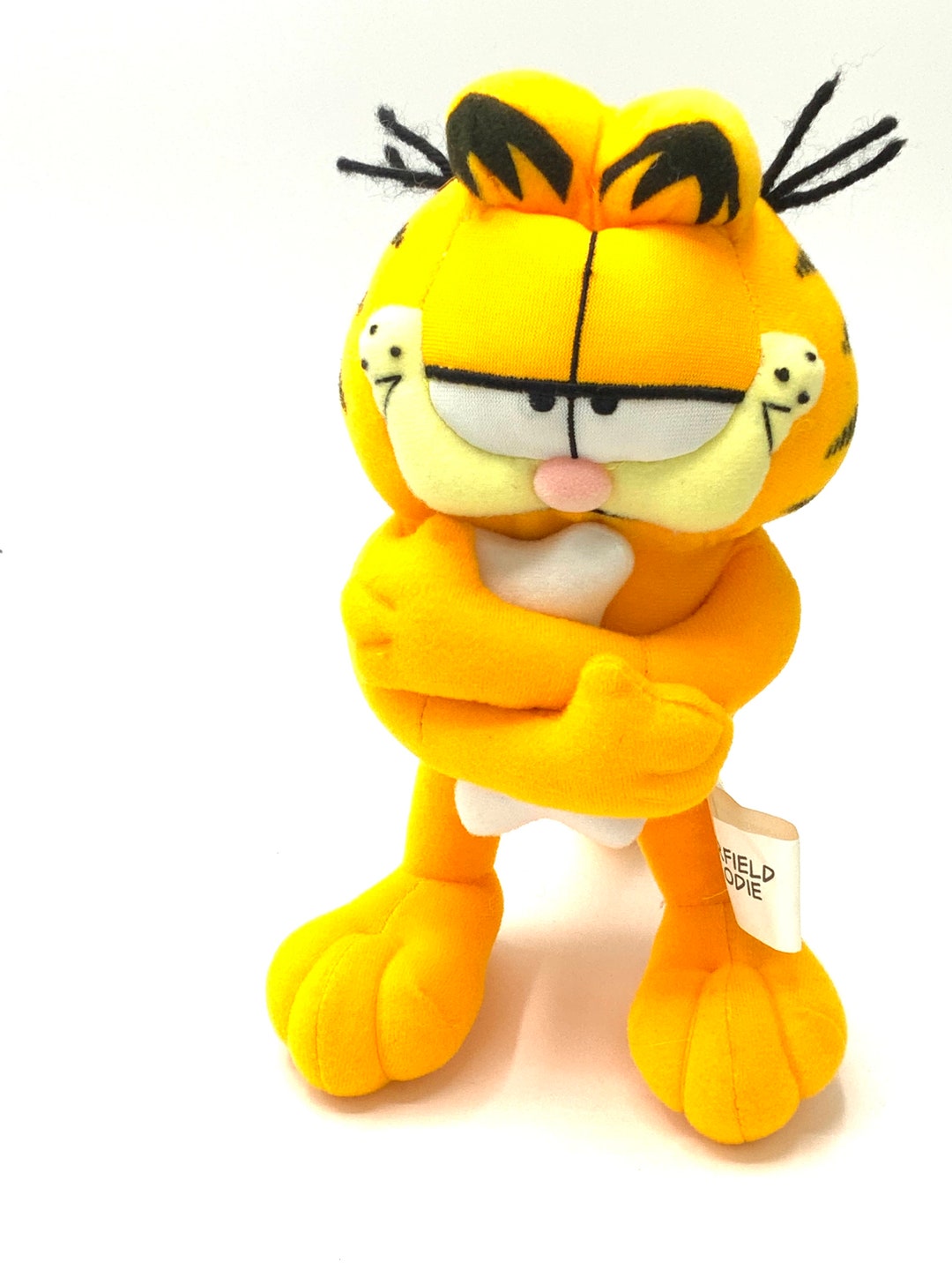 Gorgeous Collectible and Vintage With a Bone Stuffed Garfield With, Cat ...