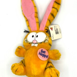 Gorgeous Collectible and Vintage Stuffed Garfield as a Rabbit, - Etsy