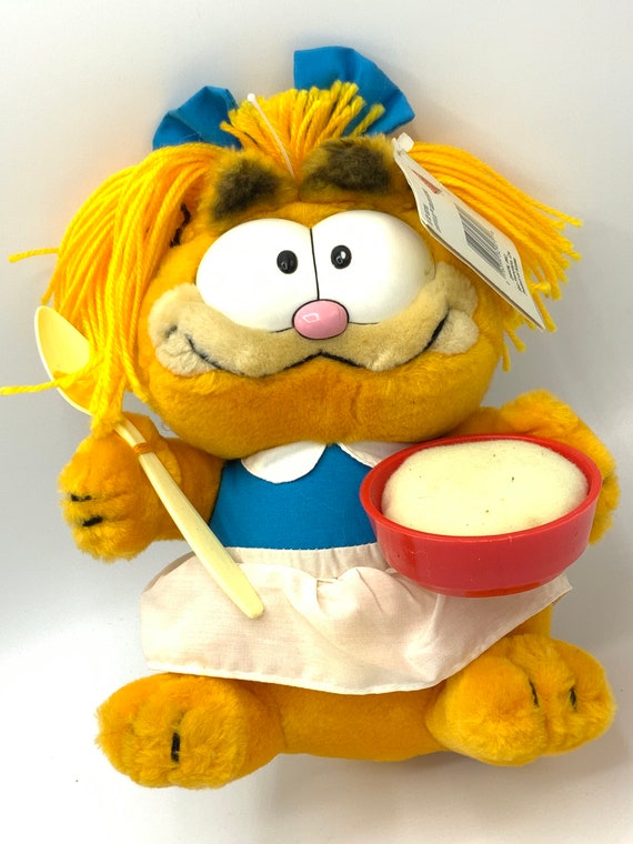 Gorgeous Collectible and Vintage Stuffed Garfield as Cooking. | Etsy