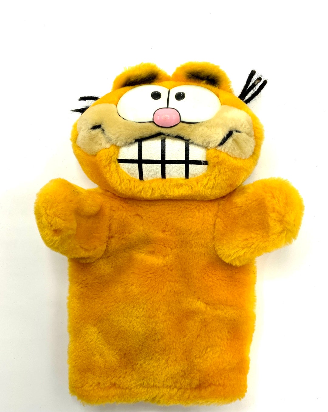 Gorgeous Collectible and Vintage Puppet, Cat, Orange, Big Smile. - Etsy