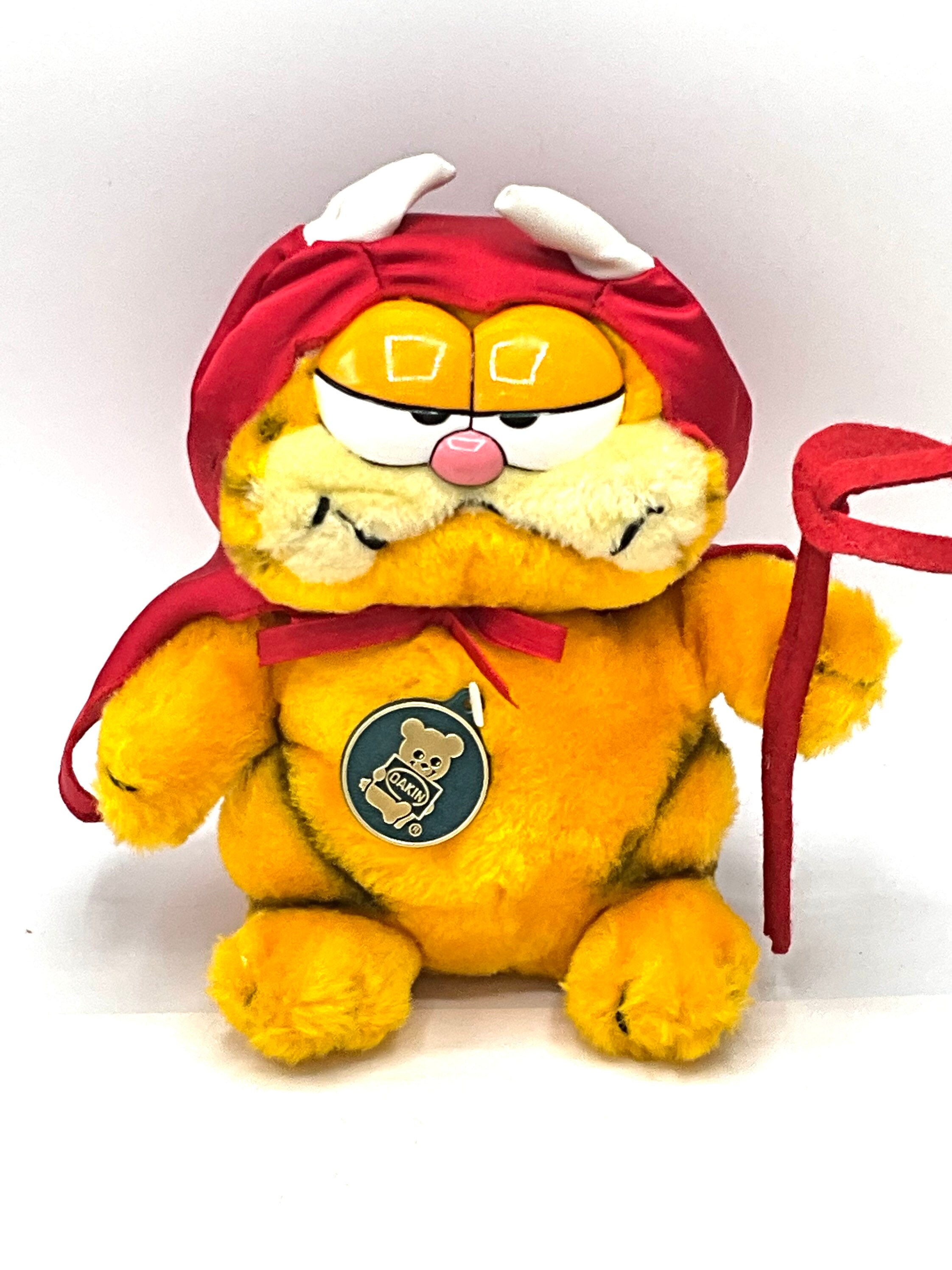 Gorgeous Collectible and Vintage Garfield Red Devil With Horns, Cat. - Etsy