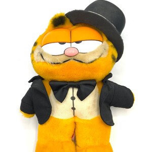 Gorgeous Collectible and Vintage Garfield Stuffed Animal as Putting on ...