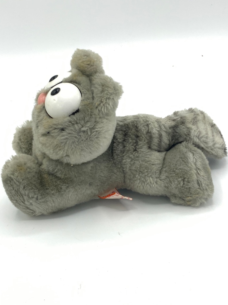 Gorgeous Collectible and Vintage Garfield Nermal Stuffed Cat, Gray. - Etsy