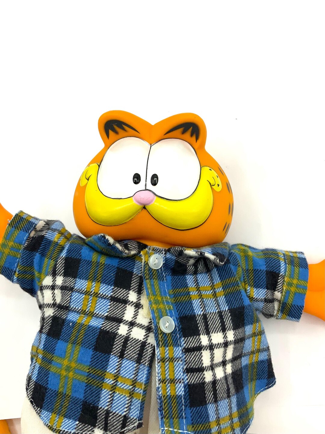 Gorgeous Collectible and Vintage Garfield PVC and Stuffed Doll With ...