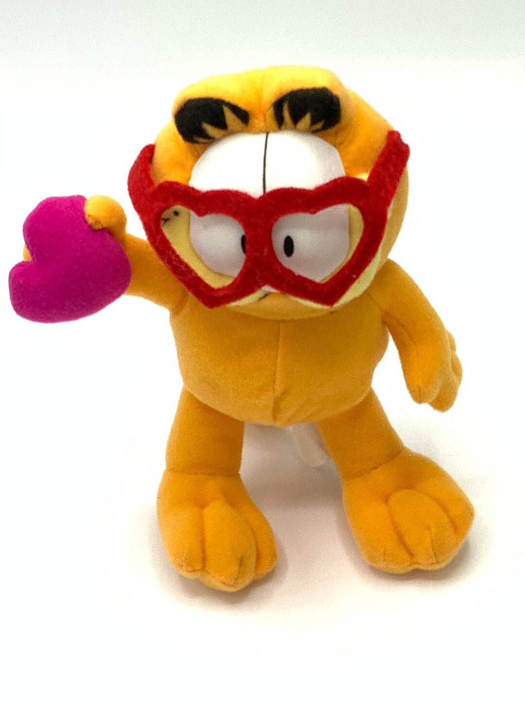 Gorgeous Collectible and Vintage Garfield With Heat Glass, Stuffed ...