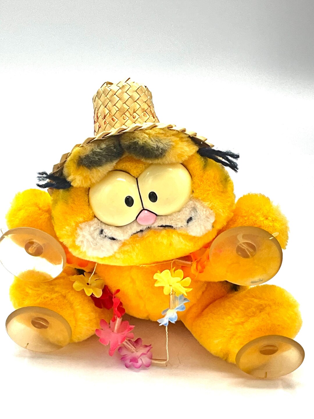 Gorgeous Collectible Garfield Hawaii, With Suction Cup, Stuffed, Cat ...