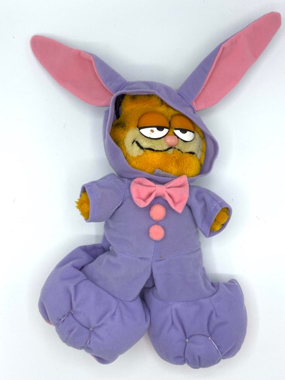 Gorgeous Collectible and Vintage Stuffed Garfield as a Rabbit | Etsy