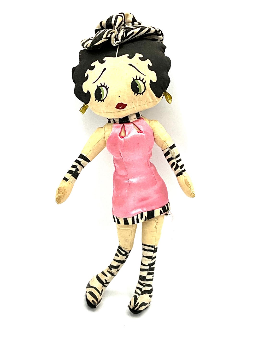 Gorgeous Collectible Betty Boop Stuff Doll, Tall. Pink Dress, No Tag - Etsy