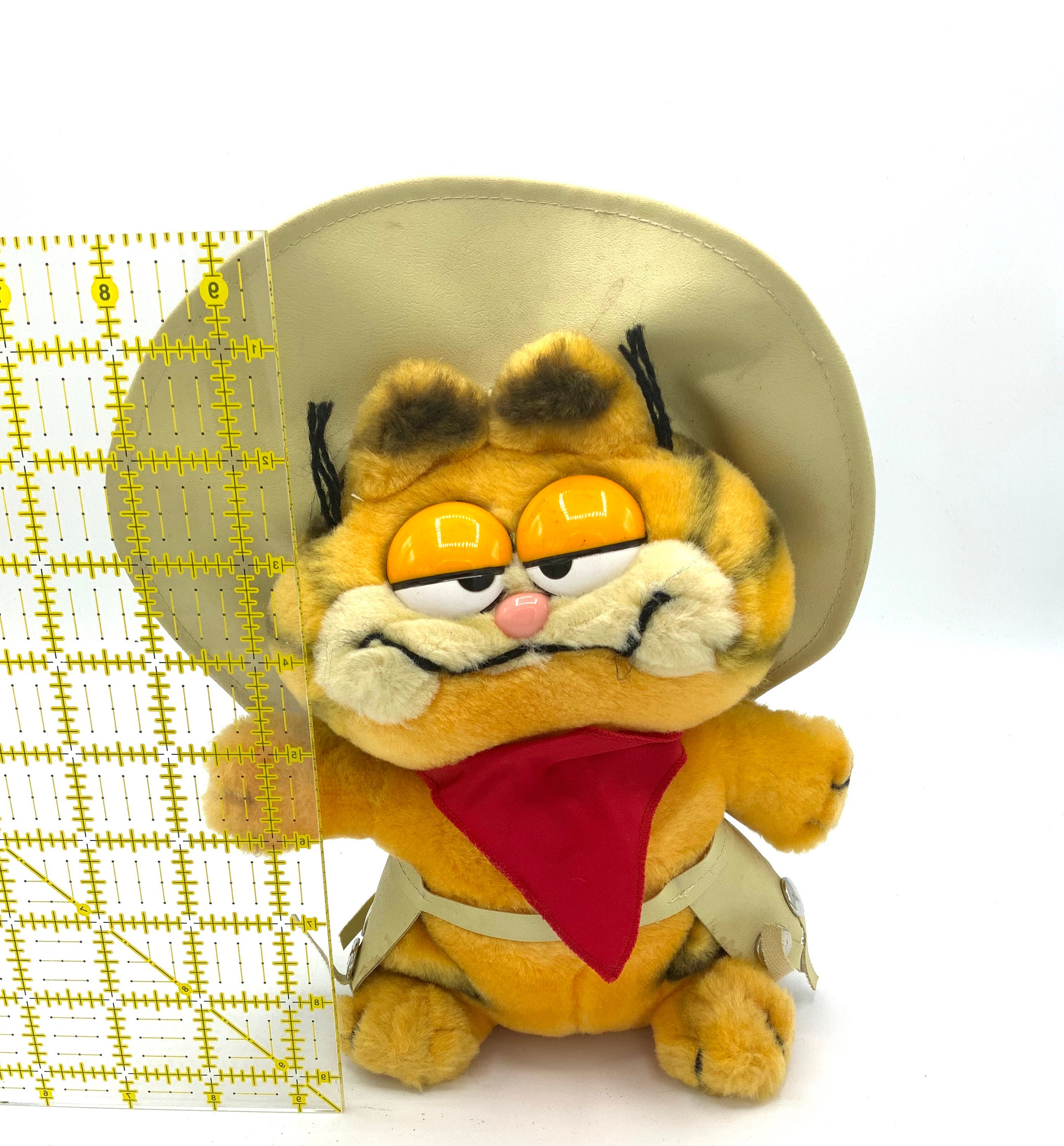 Gorgeous Collectible and Vintage Garfield as a Cowboy Catpush | Etsy
