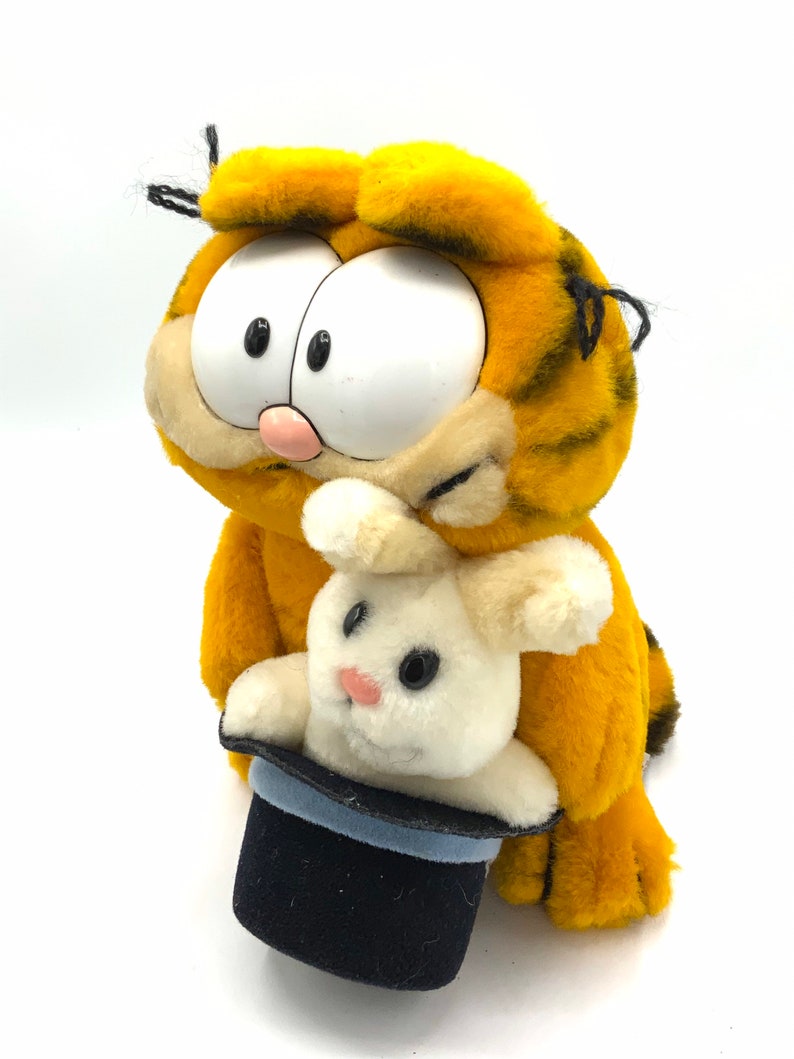 Gorgeous Collectible Vintage Stuff Garfield With Magic Hat - Etsy