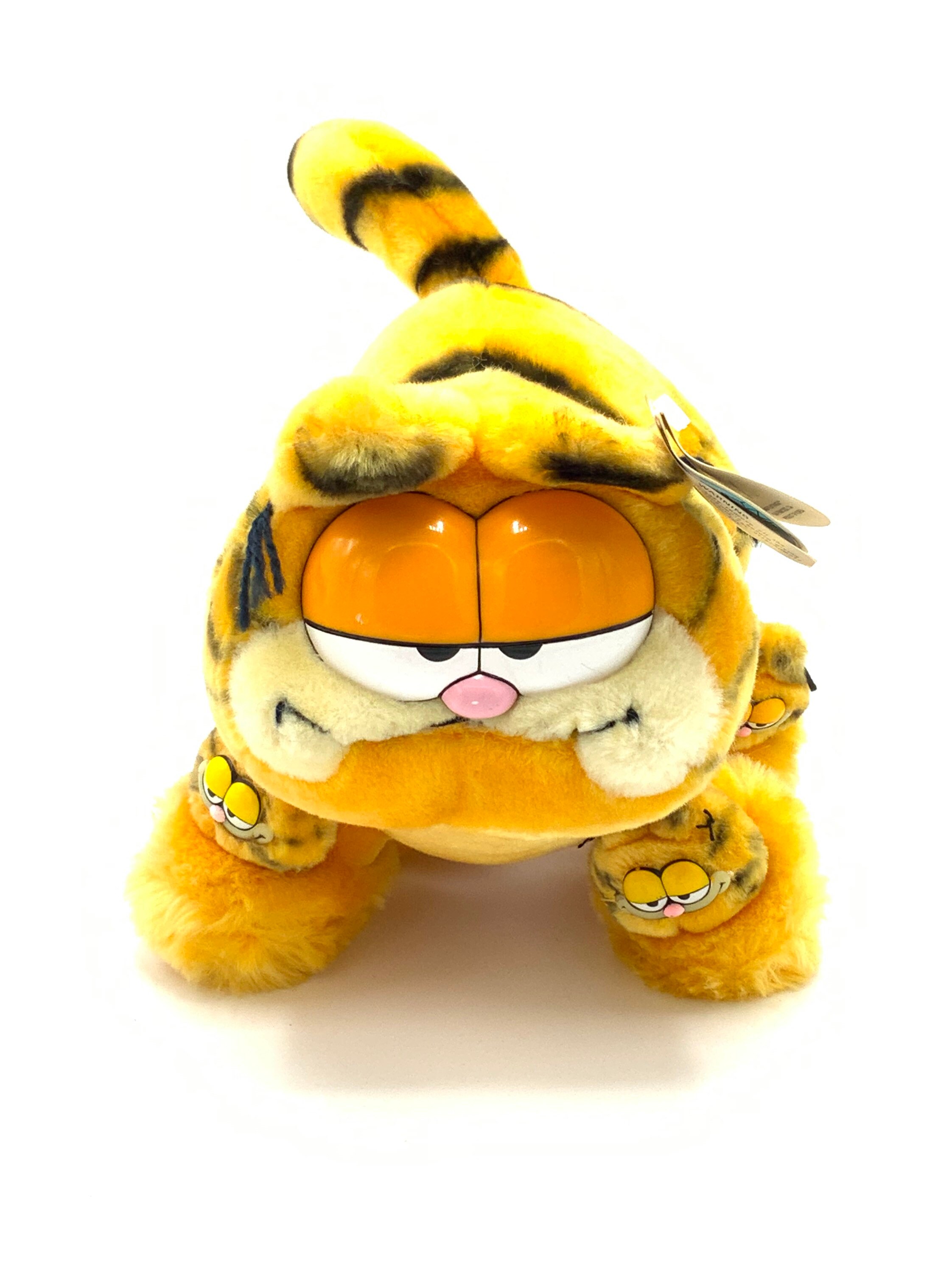 Gorgeous Collectible and Vintage Garfield Stuffed Animal With Slippers ...